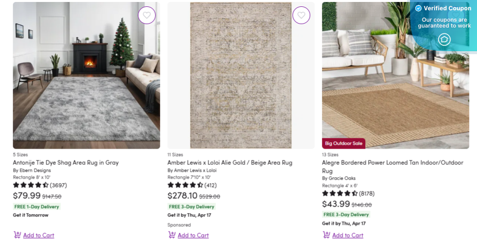 50% Off Wayfair Coupons & Promo Codes - April 2025