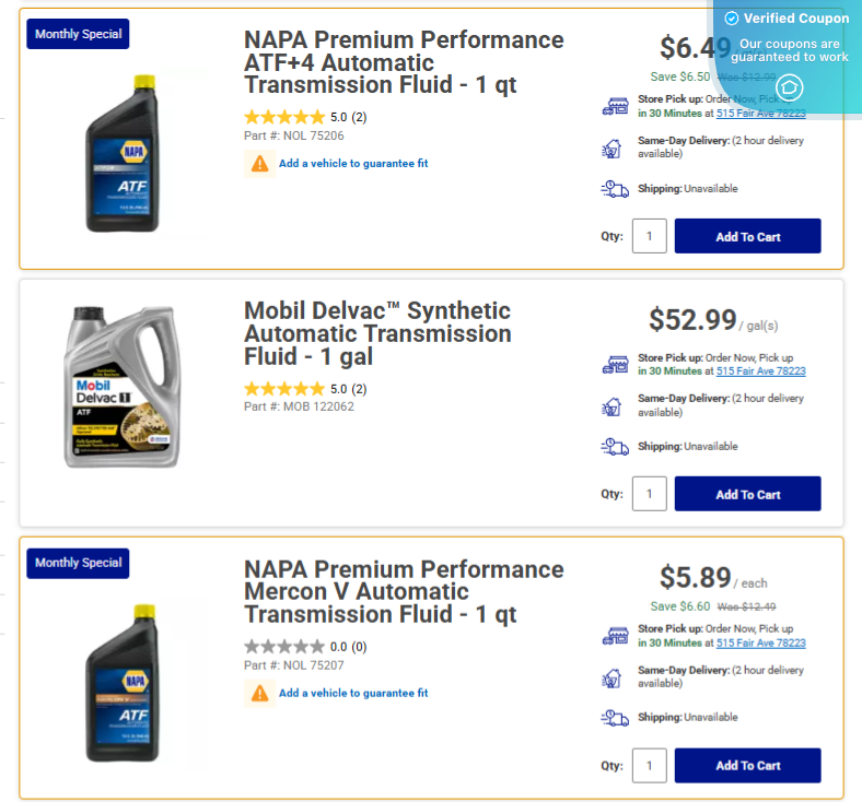 30% Off NAPA Coupons & Promo Codes + 2% Cash Back - April