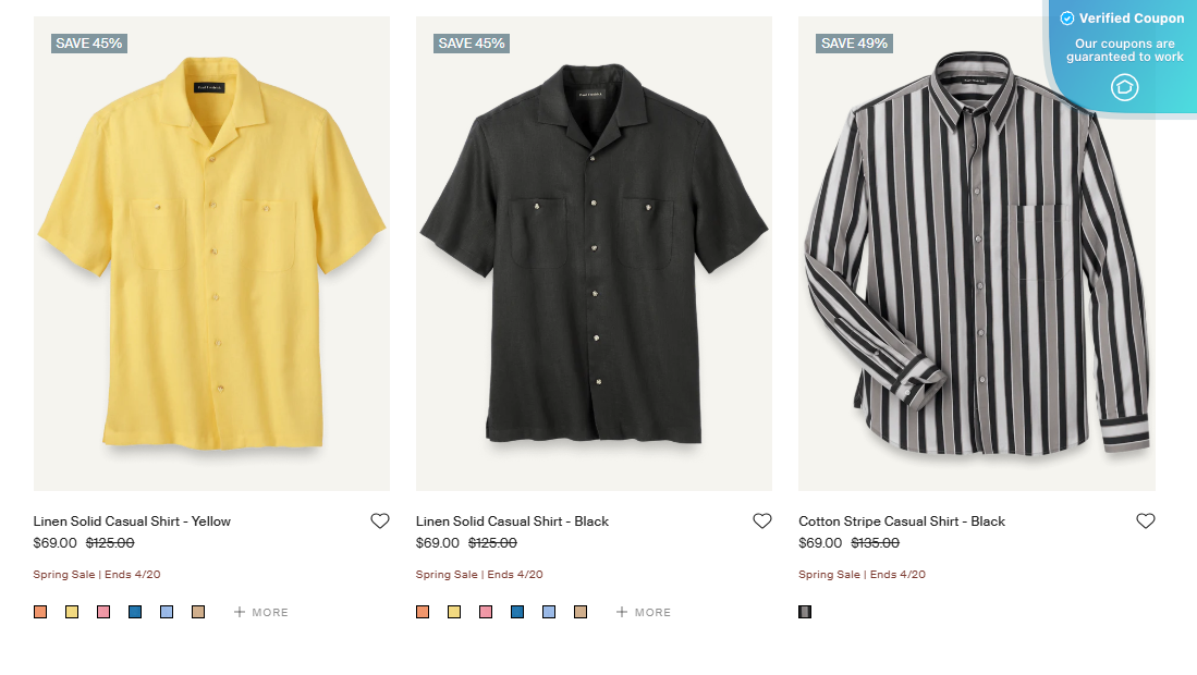 30% Off Paul Fredrick Coupons & Promo Codes - April 2025