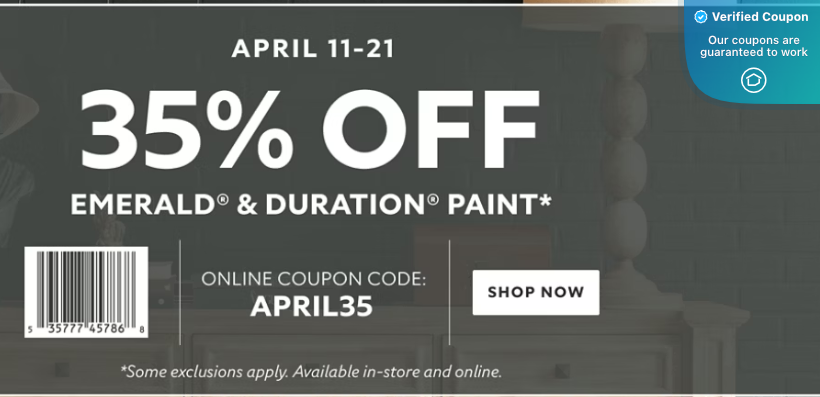 $10 Off Sherwin Williams Coupons & Promo Codes - May 2025