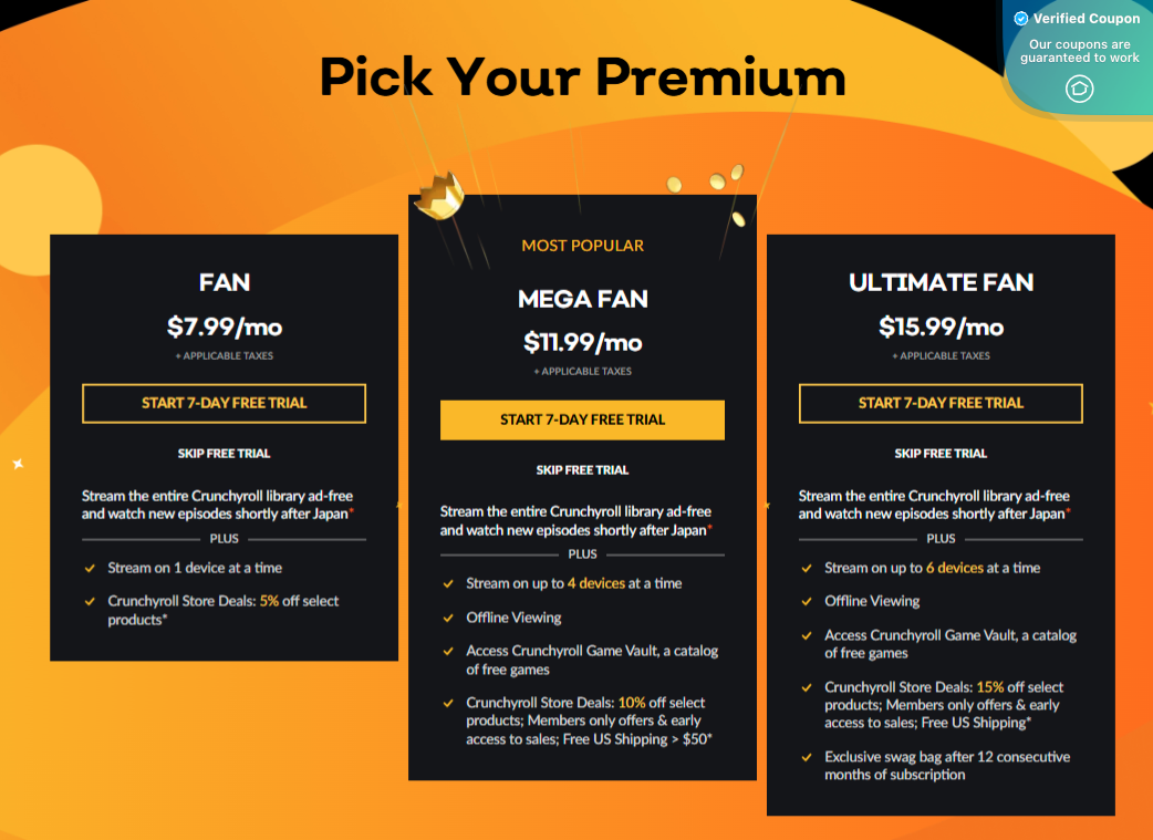 15% Off Crunchyroll Coupons & Promo Codes - May 2025