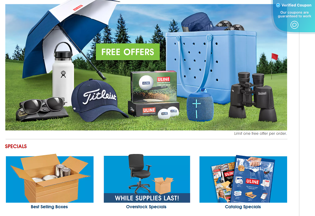 20% Off Uline Coupons & Promo Codes - May 2025