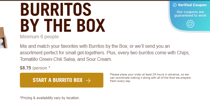 Chipotle Coupons & Promo Codes - May 2025