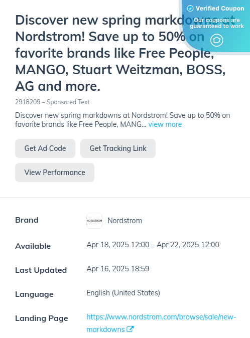60% Off Nordstrom Coupons & Promo Codes - April 2025