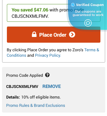 20% Off Zoro Coupons & Promo Codes + 4% Cash Back - April