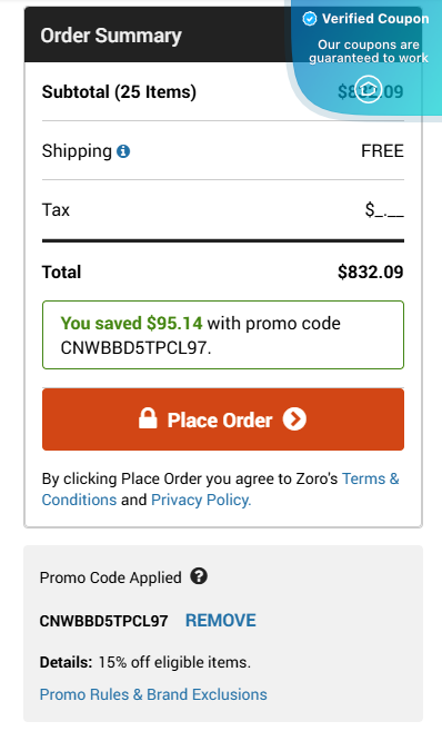 20% Off Zoro Coupons & Promo Codes + 4% Cash Back - April