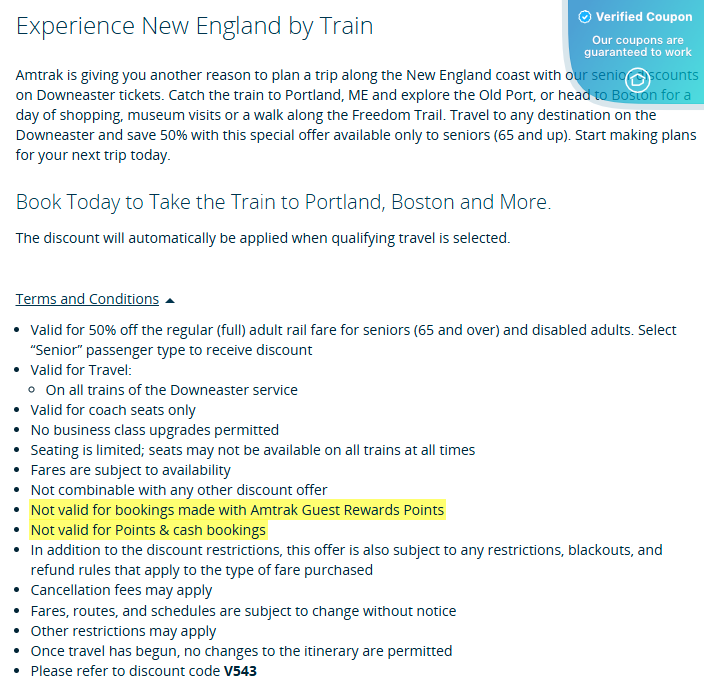 10% Off Amtrak Coupons & Discount Codes - April 2025