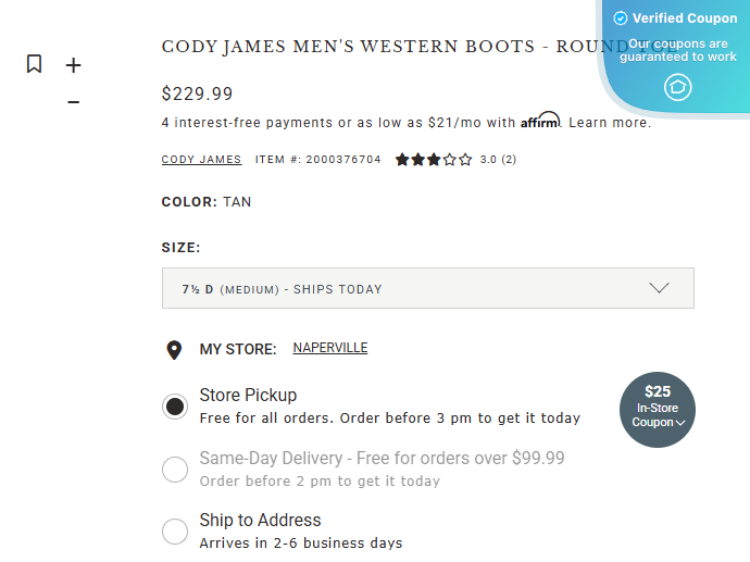 30% Off Boot Barn Coupons & Promo Codes - May 2025