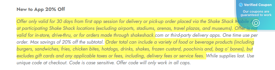 $5 Off Shake Shack Coupons & Promo Codes - May 2025