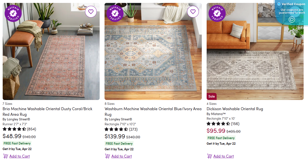 75% Off Wayfair Coupons & Promo Codes - April 2025
