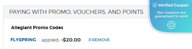 $33 Off Allegiant Air Coupons & Promo Codes - May 2025