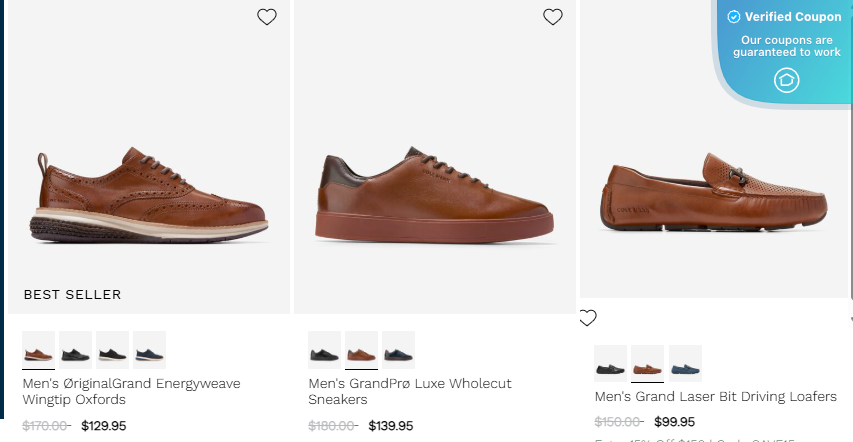 25% Off Cole Haan Coupons & Promo Codes - May 2025