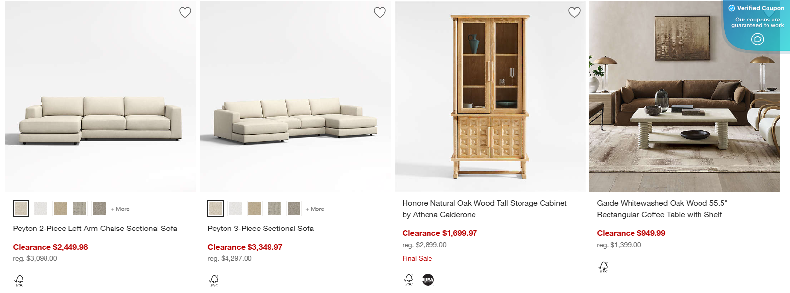 20% Off Crate and Barrel Coupons & Promo Codes - May 2025