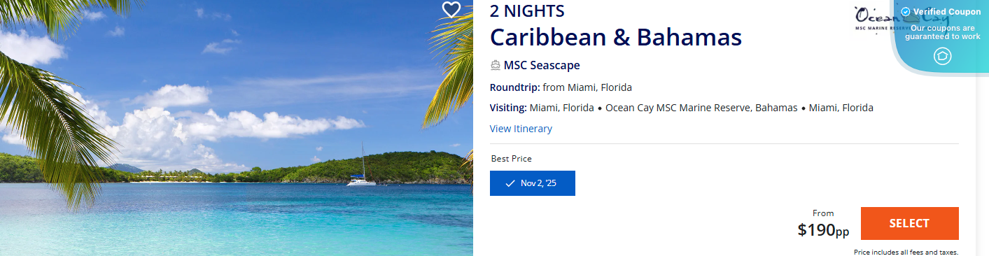 30% Off MSC Cruises Coupons & Promo Codes - May 2025