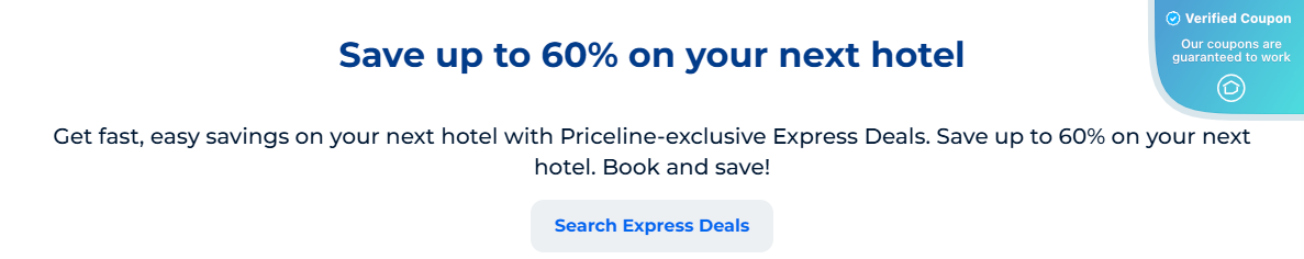 75% Off Priceline Coupons & Promo Codes - May 2025