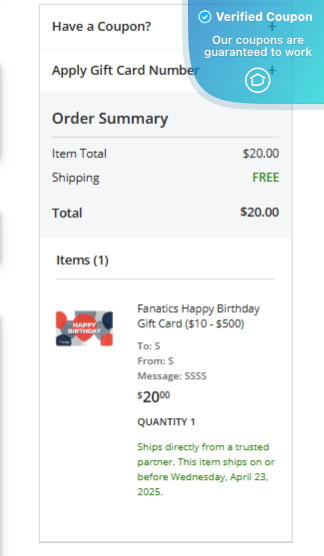 25% Off Fanatics Coupons & Promo Codes - May 2025