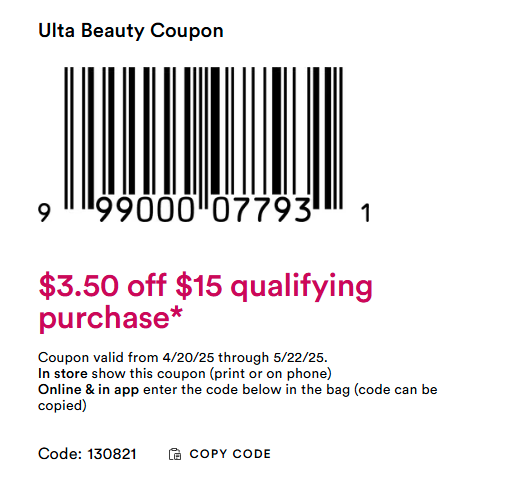 20% Off Ulta Coupons & Promo Codes - April 2025