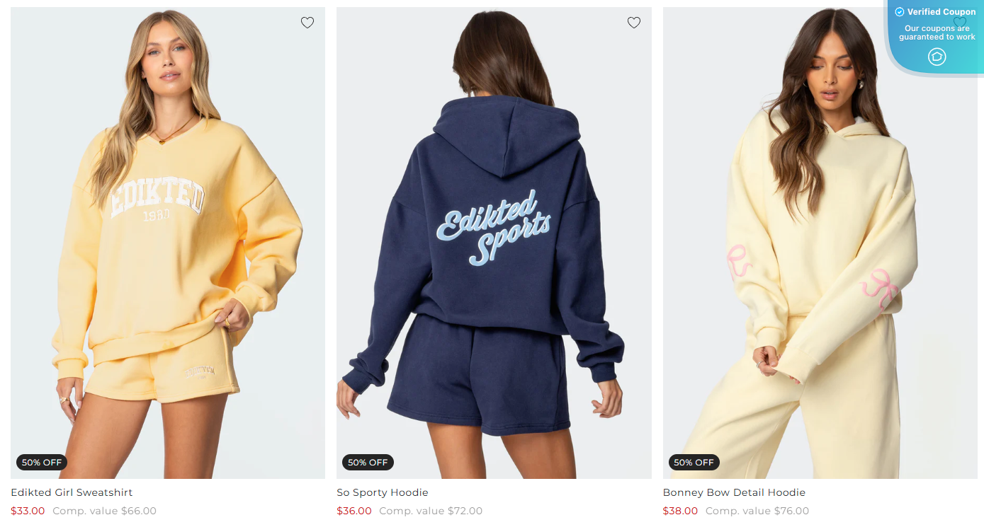 40% Off Edikted Coupons & Promo Codes - May 2025