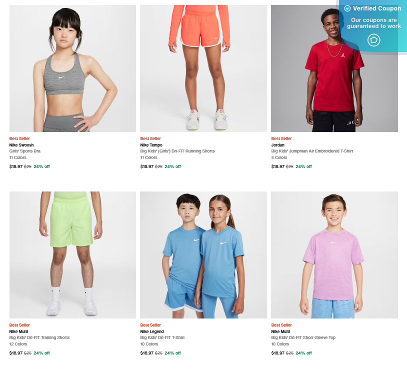 10% Off Nike Coupons & Promo Codes - May 2025