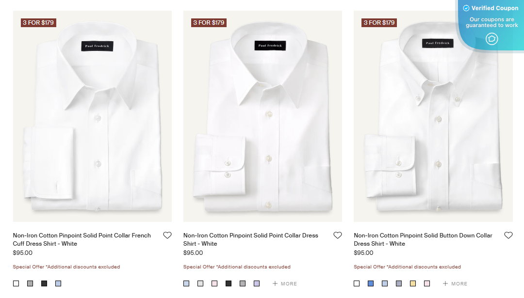 30% Off Paul Fredrick Coupons & Promo Codes - April 2025