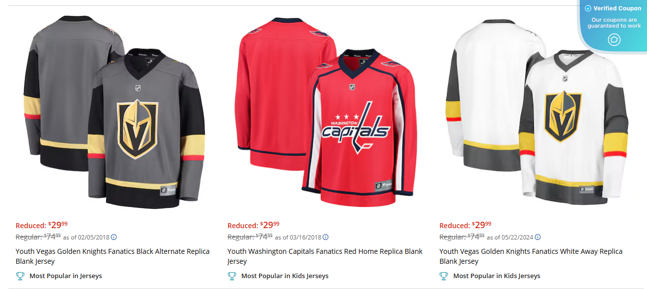 20% Off NHL Shop Coupons & Promo Codes - May 2025