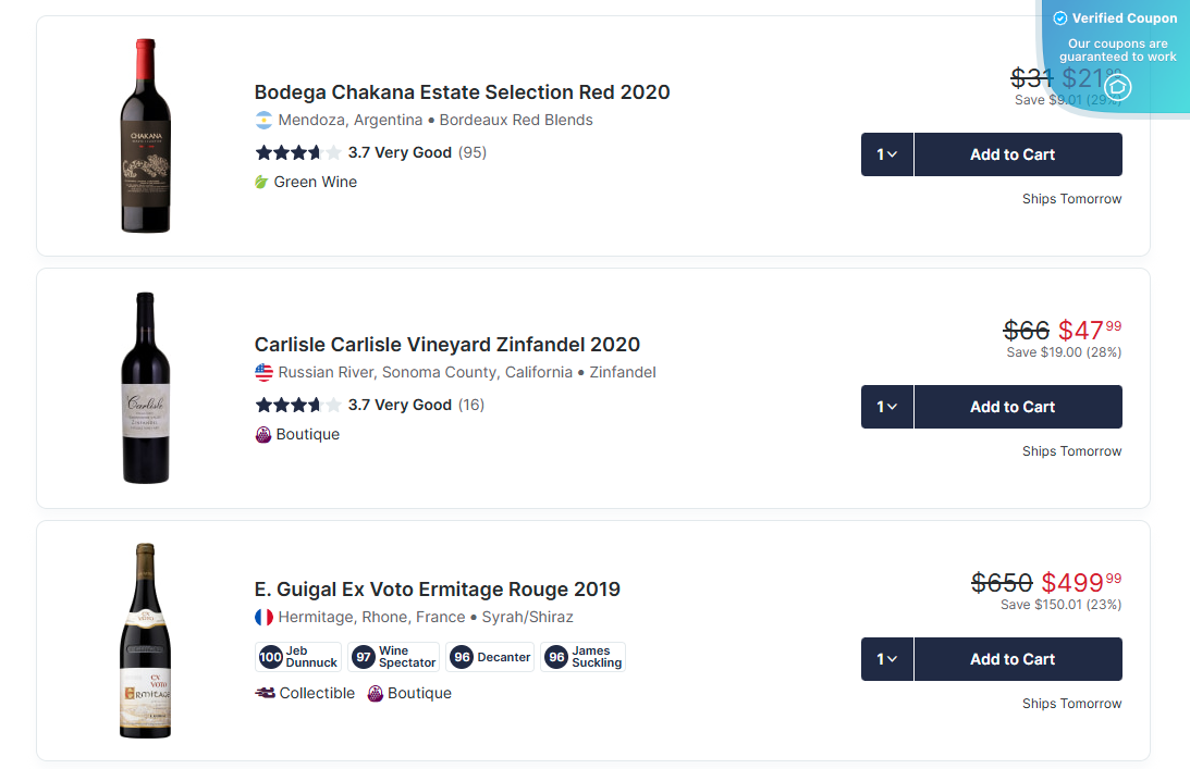 $20 Off Wine.com Coupons & Promo Codes - June 2025