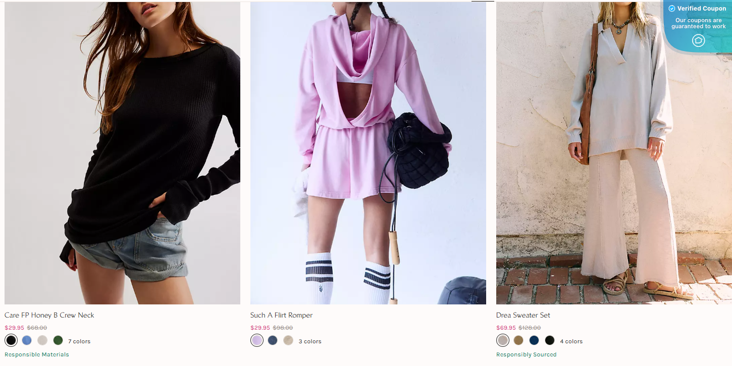 65% Off Free People Coupons & Promo Codes - May 2025