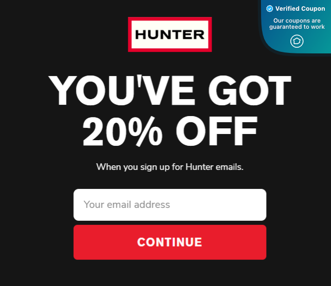 30% Off Hunter Coupons & Promo Codes - May 2025