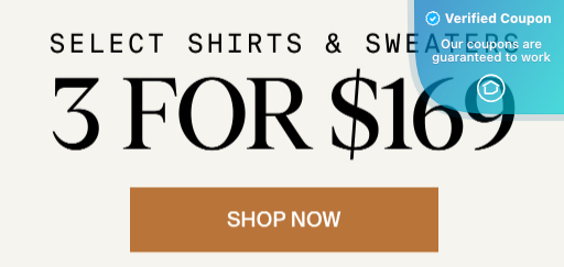 30% Off Paul Fredrick Coupons & Promo Codes - April 2025