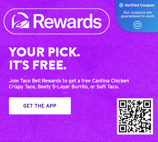 5% Off Taco Bell Coupons & Promo Codes - May 2025