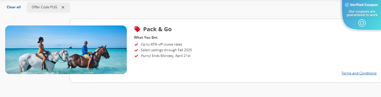 45% Off Carnival Cruise Coupons & Promo Codes - April 2025