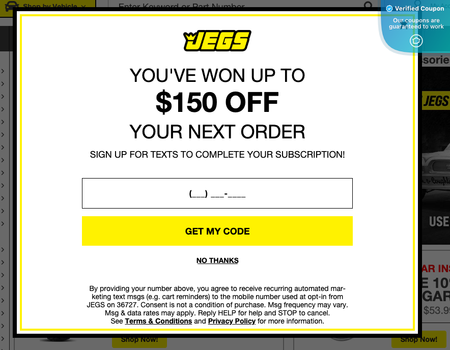 118 JEGS Coupons & Promo Codes for June 2025