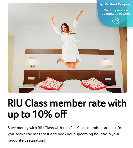10% Off Riu Coupons & Promo Codes - May 2025