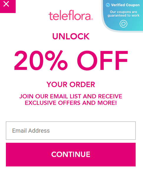50% Off Teleflora Coupons & Promo Codes - May 2025