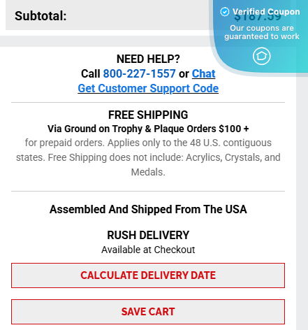 30% Off Crown Awards Coupons & Promo Codes - May 2025