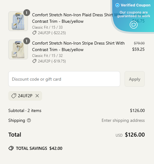 30% Off Paul Fredrick Coupons & Promo Codes - April 2025