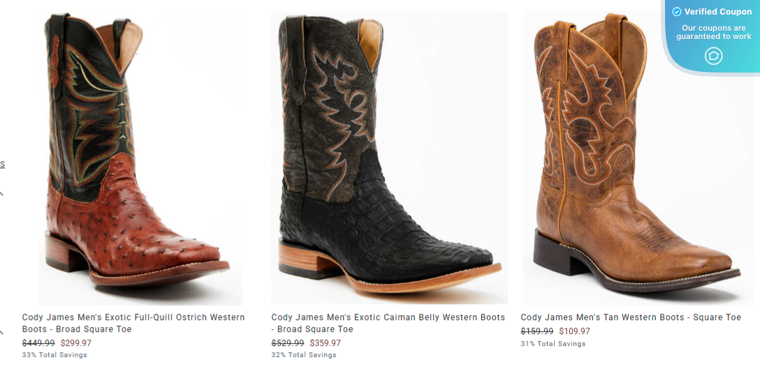 20% Off Boot Barn Coupons & Promo Codes - May 2025