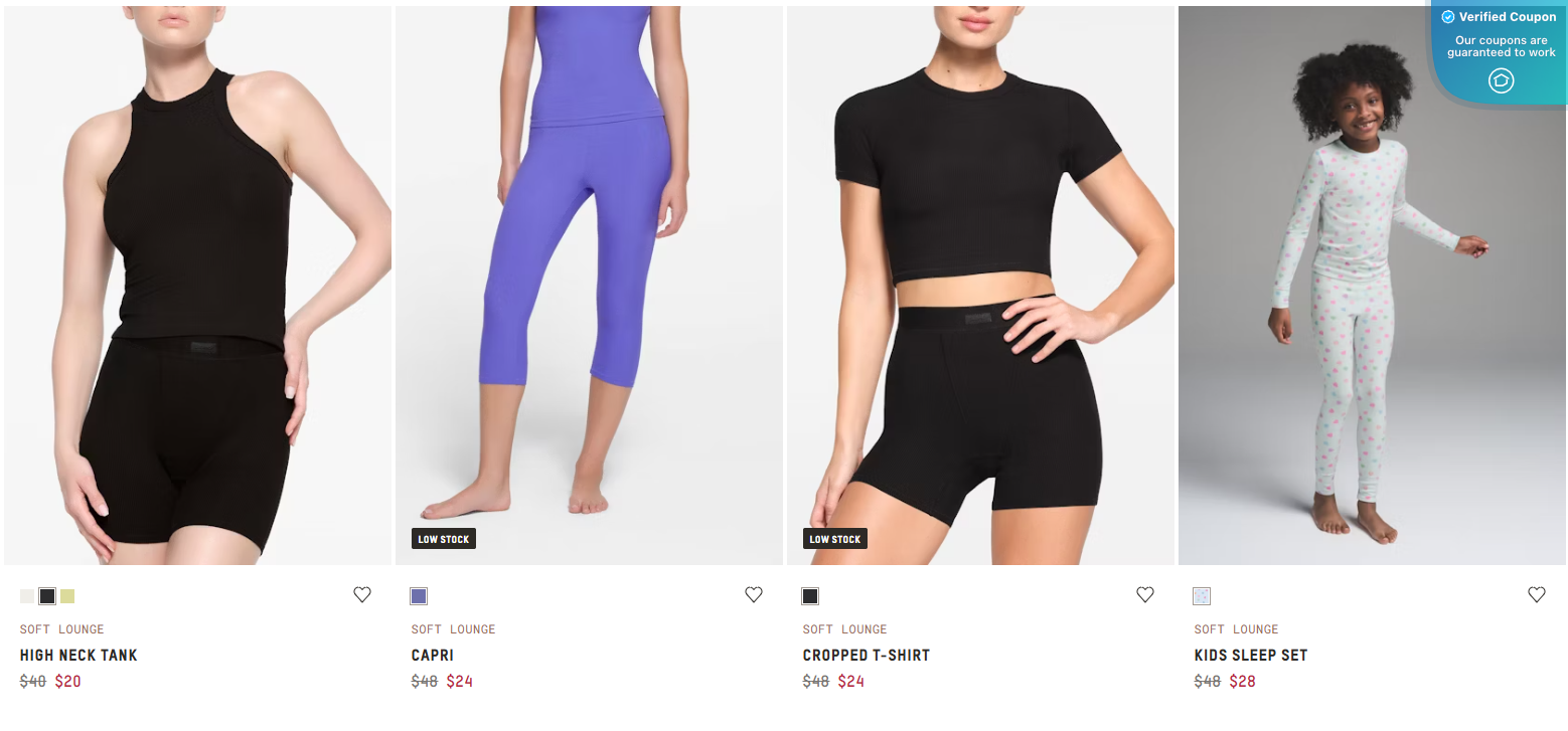 15% Off Skims Coupons & Discount Codes - May 2025