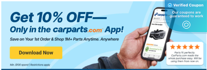 10% Off CarParts.com Coupons & Promo Codes - May 2025