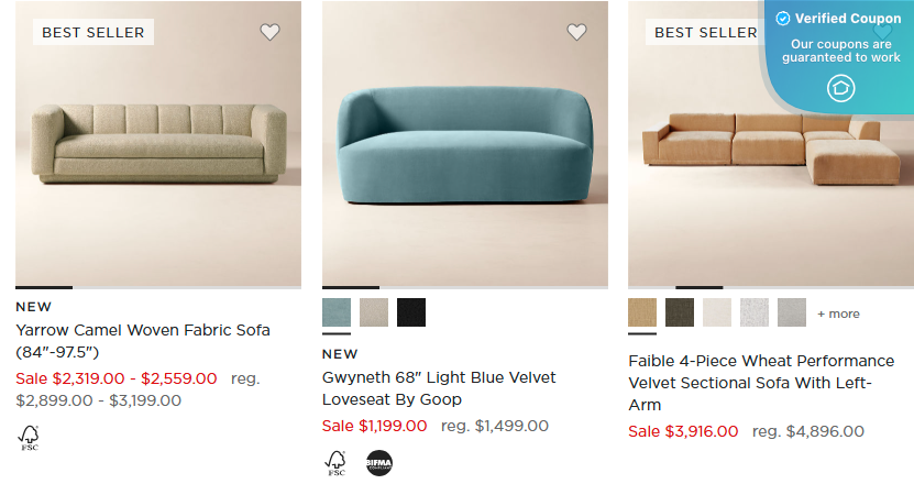 20% Off CB2 Coupons & Promo Codes - May 2025