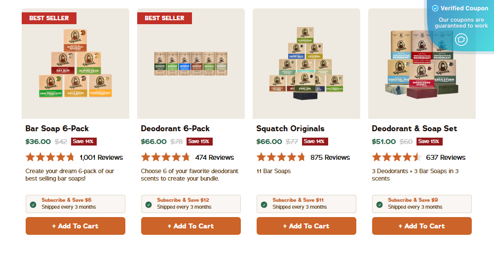 20% Off Dr. Squatch Coupons & Discount Codes - May 2025