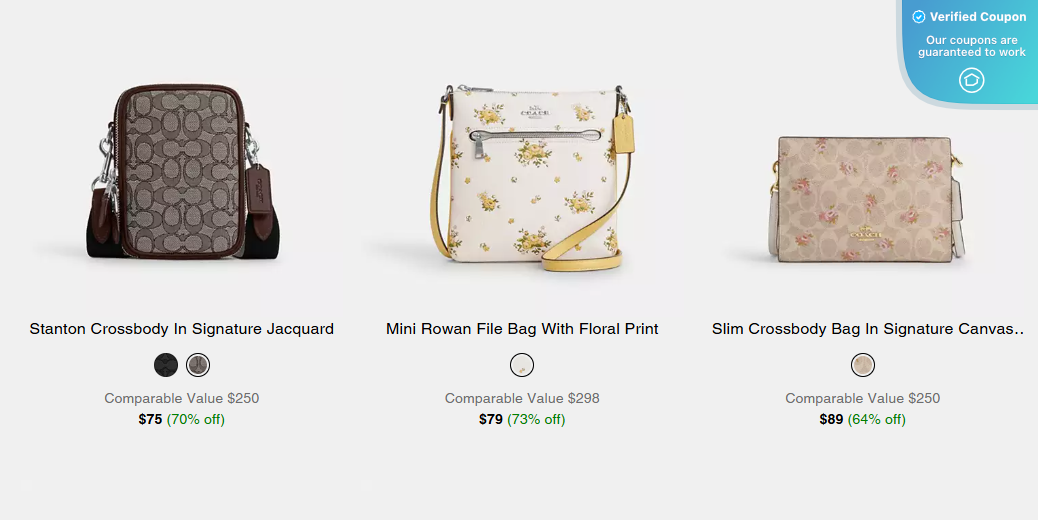 70% Off Coach Outlet Coupons & Promo Codes - May 2025