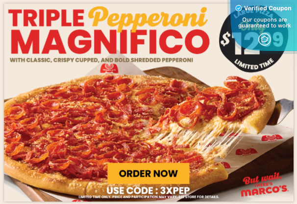 30% Off Marco's Pizza Coupons & Promo Codes - May 2025