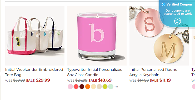 30% Off Personalization Mall Coupons & Promo Codes - May