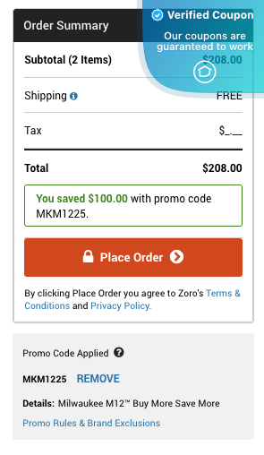 20% Off Zoro Coupons & Promo Codes - May 2025