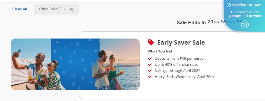 40% Off Carnival Cruise Coupons & Promo Codes - May 2025