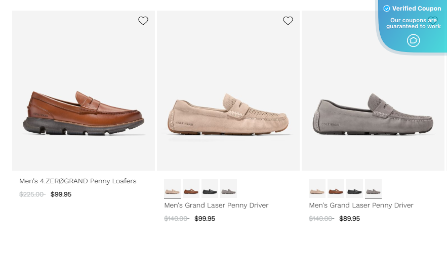 45% Off Cole Haan Coupons & Promo Codes - May 2025