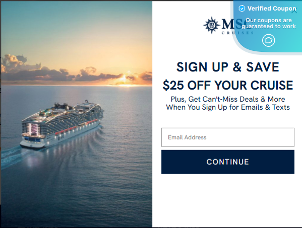 70% Off MSC Cruises Coupons & Promo Codes - May 2025