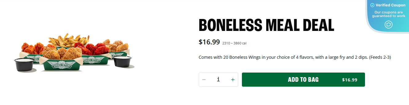 Wingstop Coupons & Promo Codes - May 2025