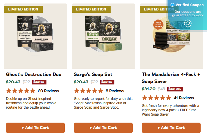 30% Off Dr. Squatch Coupons & Discount Codes - May 2025